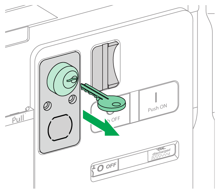 Locking the Device in Open Position with Keylocks - EasyPact MVS2 TS ...