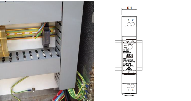 Installing the Power Supply (AC/DC Converter) - EcoStruxure Transformer ...