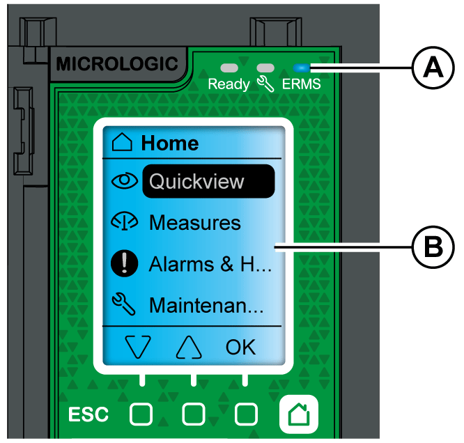 节能维护设置 (ERMS) - MicroLogic X User Guide