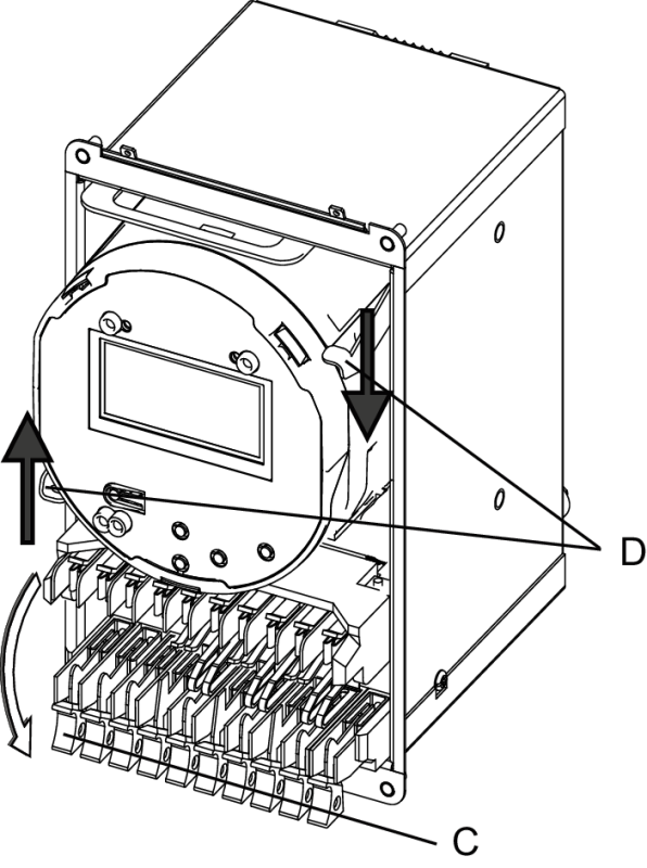 Step 1: Switchboard case installation - ION8650